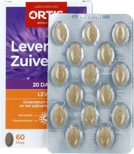 Ortis Lever-Zuivering Tabletten 60TB | bol