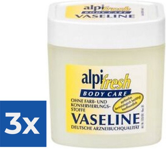 Alpi Fresh Vaseline 125ml - Voordeelverpakking 3 stuks | bol
