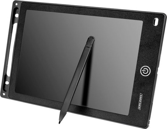 Playos® - Tekenbord Kinderen - 10 Inch - Zwart - Wisbordje - Grafische ...
