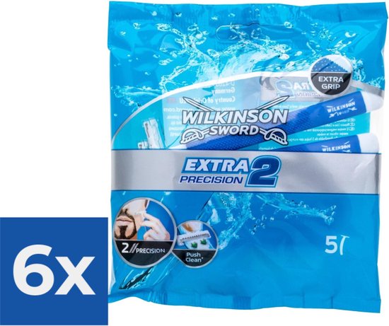 Wilkinson Sword Extra 2 Precision - 5st. - Voordeelverpakking 6 stuks | bol