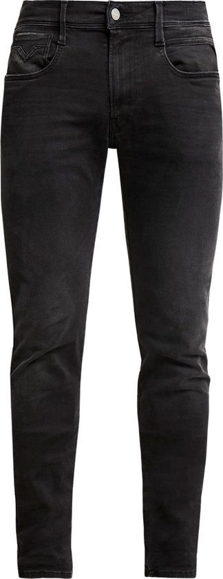 Replay Hyperflex Jeans Anbass Stretch Denim Black (M914 .000.661 E01 ...