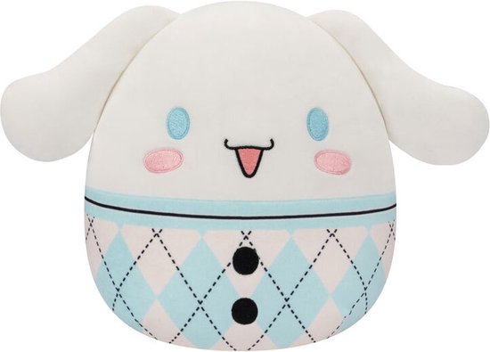 Squishmallow Sanrio - Blue Plaid Cinnamoroll - 20 cm Plush | bol