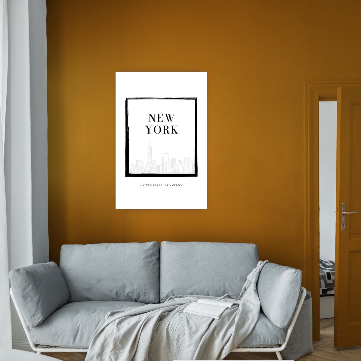Skyline New York 80x120 cm - Poster skyline New York - Posters ...