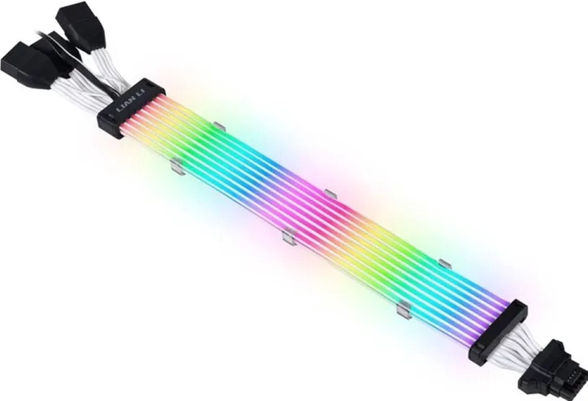 Lian Li Strimer Plus V2 12VHPWR - 12VHPWR kabel met ARGB verlichting | bol