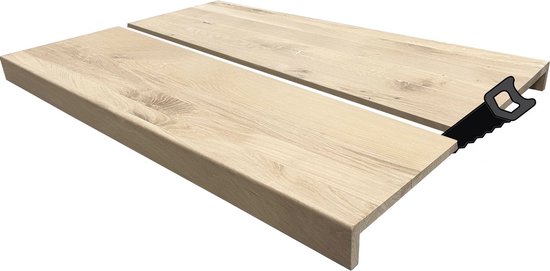 Eiken overzettrede voor traprenovatie 150 x 65 cm - Trapbekleding ...