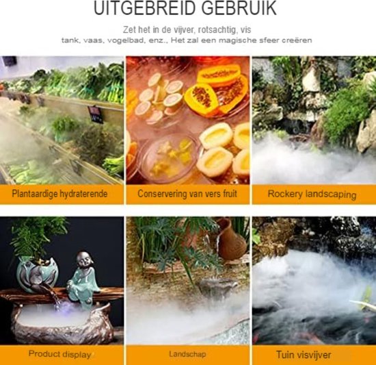 Mistmaker - Mist Maker - Fogger - Mistmaker Indoor | bol