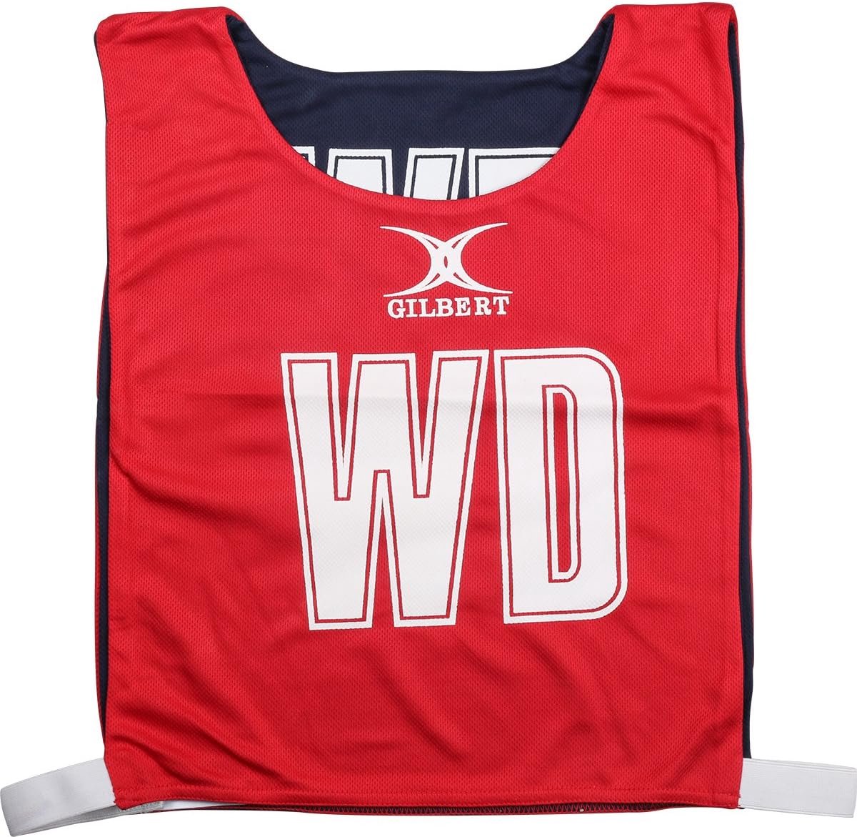 Gilbert Netball Reversible Netball Bibs - Large - Red / Navy | bol