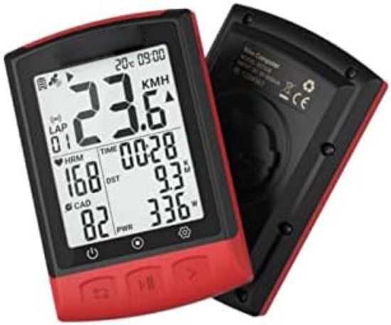 Kilometerteller Fiets - Fietscomputer Draadloos - Snelheidsmeter Fiets ...