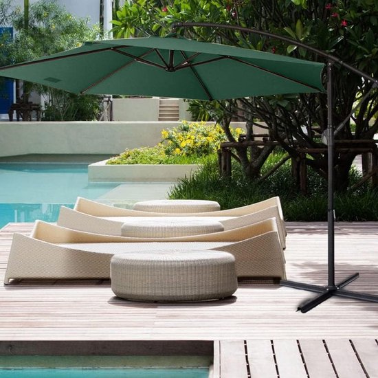 300 cm parasol, vervangende hoes, 6 baleinen, vervangende parasol ...