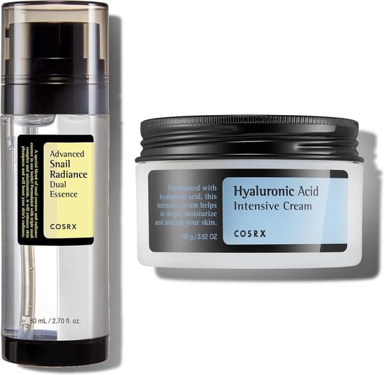 COSRX Korean Hydrating & Healing Skin Set - COSRX Hyaluronic Cream 100g ...