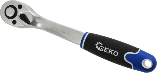 GEKO Offset ratelsleutel - 72-tands mechanisme - ergonomische grip ...