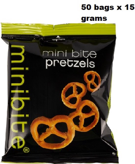 Mini Bite Pretzels 50 zakjes x 15 gram | bol