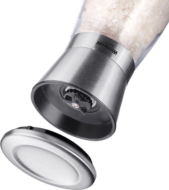 WESTMARK Kruidenmolens roestvrij staal, 2 stuks | bol