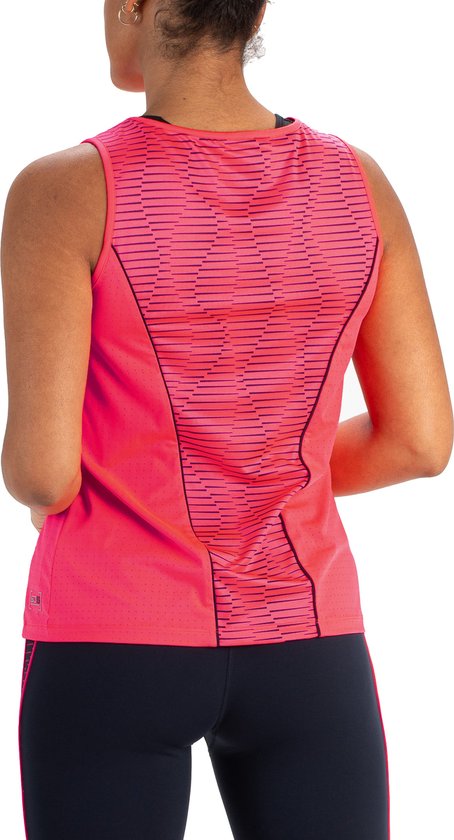 Sjeng Sports Liyana Singlet - Tennisshirt - Rood - Dames | bol