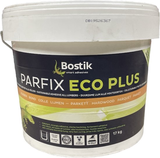 Bostik Parfix Eco Plus - Lijm voor alle hout en parket - 17 kg | bol