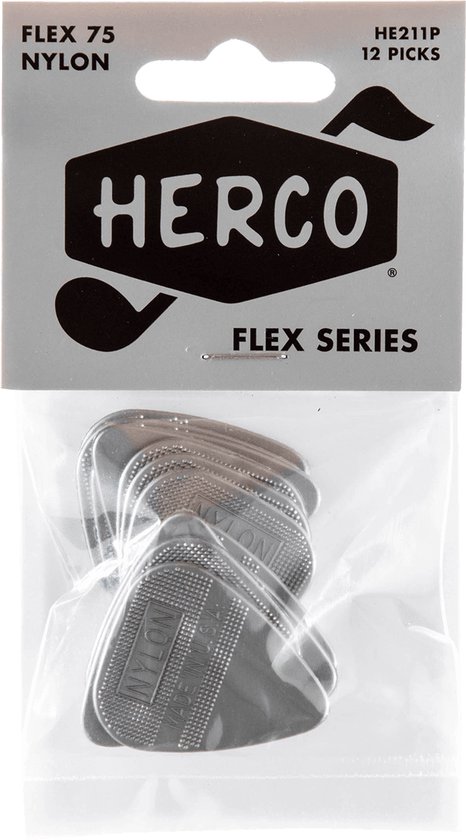 Herco - Flex 75 - Plectrum - 1.00 mm - 12-pack | bol