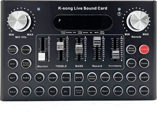 Xerolax Audio Mixer - Mengpaneel - DJ - Mixer - Gaming - Zwart | bol