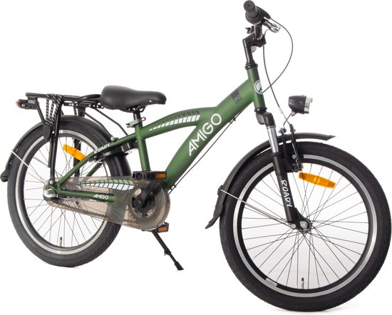 AMIGO Roady Kinderfiets - 20 Inch Jongensfiets - 3 Versnellingen - met ...