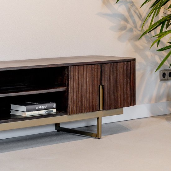 TV-Meubel Cambridge | Walnoot Mangohout | bol