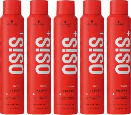 Schwarzkopf OSiS+ Velvet lightweight wax-effect spray - haarspray ...