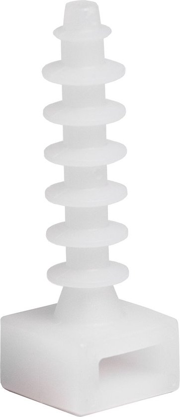 Thorgeon Screw Saddle Cable Support 6mm white 15029 (100pcs) | bol