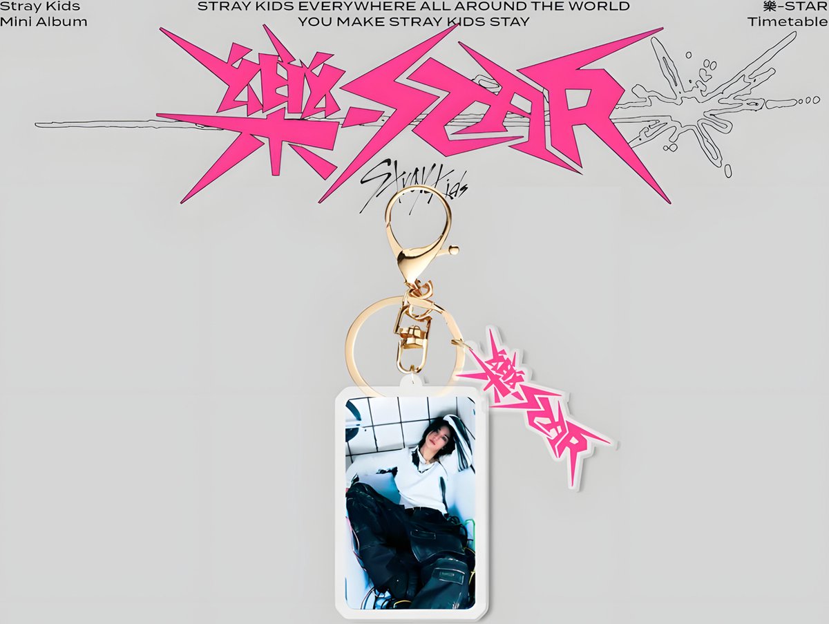Stray Kids ROCK-STAR Keyring Acrylic Keychain variant 5 [Sleutelhanger ...