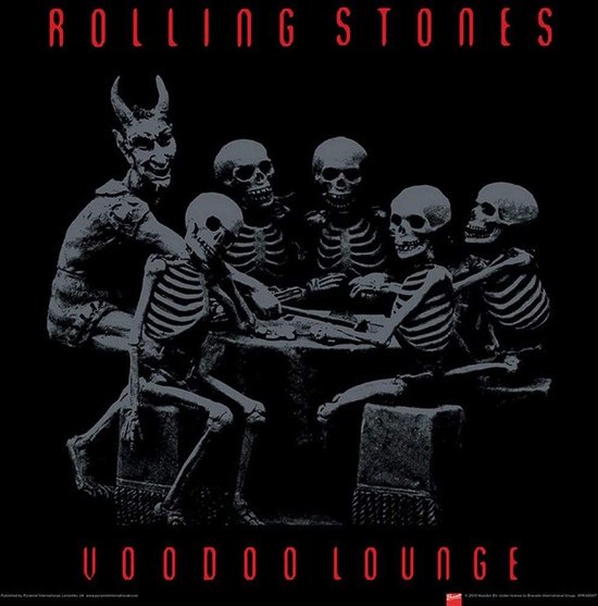 The Rolling Stones Voodoo Lounge Art Print 40x40cm | Poster | bol