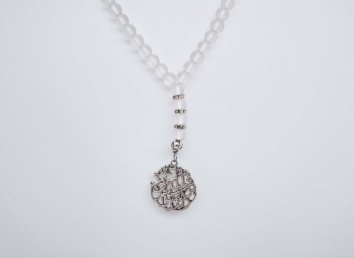 Natuurstenen Autohanger "Selenite"- Met metalen hanger "Qul aeuidh ...