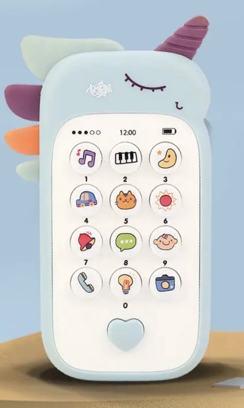 Speelgoed telefoon kind - BLAUW - mobiel - baby telefoon - cadeau kind ...