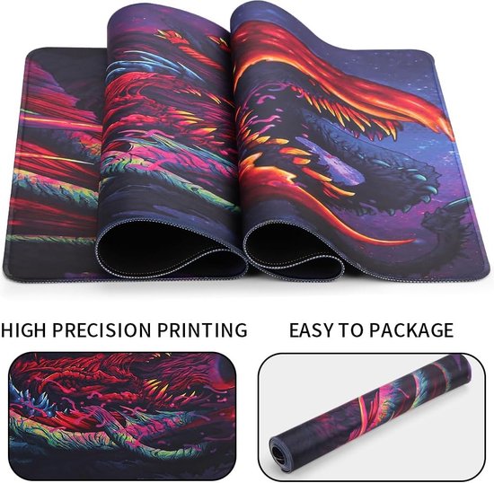 XXL Gaming Mouse Mat (900 x 400 mm) Grote Muis & Keyboard Muismat ...