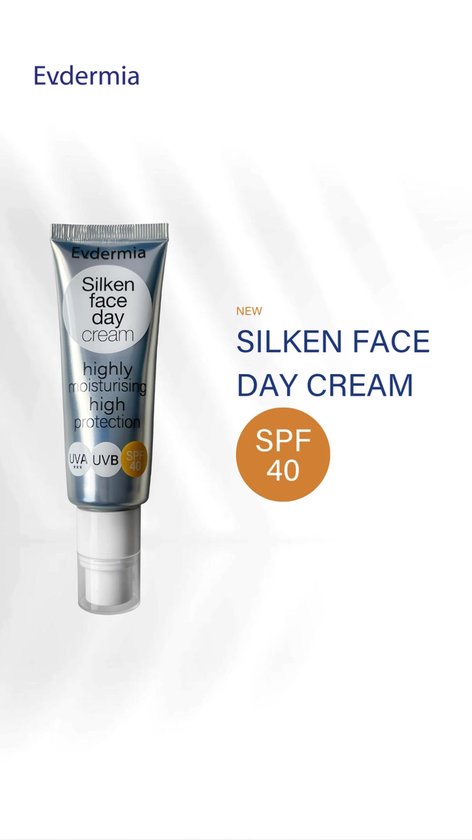 Evdermia Silken Face Day Cream SPF40 - Hydraterende & Anti-aging ...