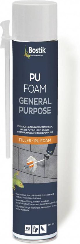 Bostik PU Foam General Purpose Bus 500ml - Geel | bol