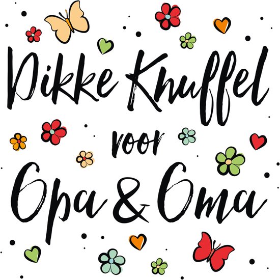Dikke Knuffel Voor Opa & Oma | bol