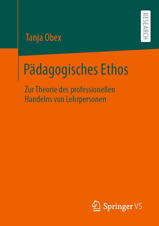 Pädagogisches Ethos, Tanja Obex | 9783658406851 | Boeken | bol