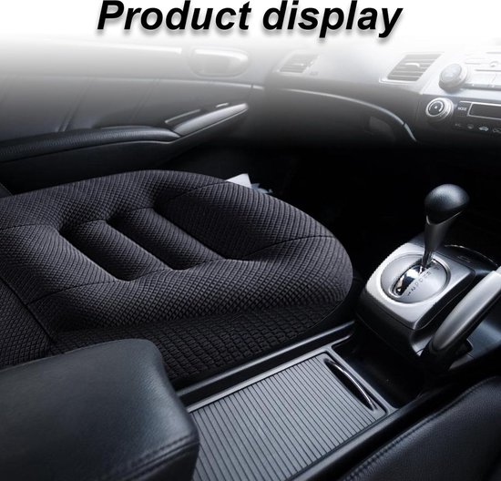 Zitkussen voor in de auto, 40 x 40 cm, ergonomisch orthopedisch ...