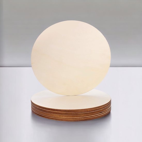 Natuurlijke houten schijven, houten schijven 20 cm diameter, dunne ...