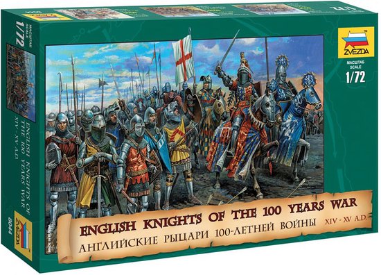 Zvezda Modelbouwpakket Militaire voertuigen - 8044 English Knights 100 ...