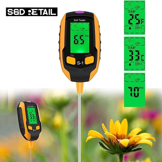 S&D Retail Vochtmeter - Vochtmeter Planten Digitaal - Vochtmeter Voor ...