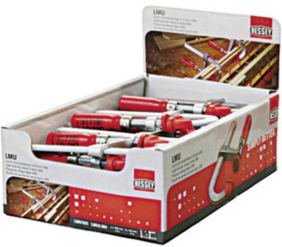Bessey LMU10/5 Lijmklem - Lichtmetaal - 100 x 50mm | bol