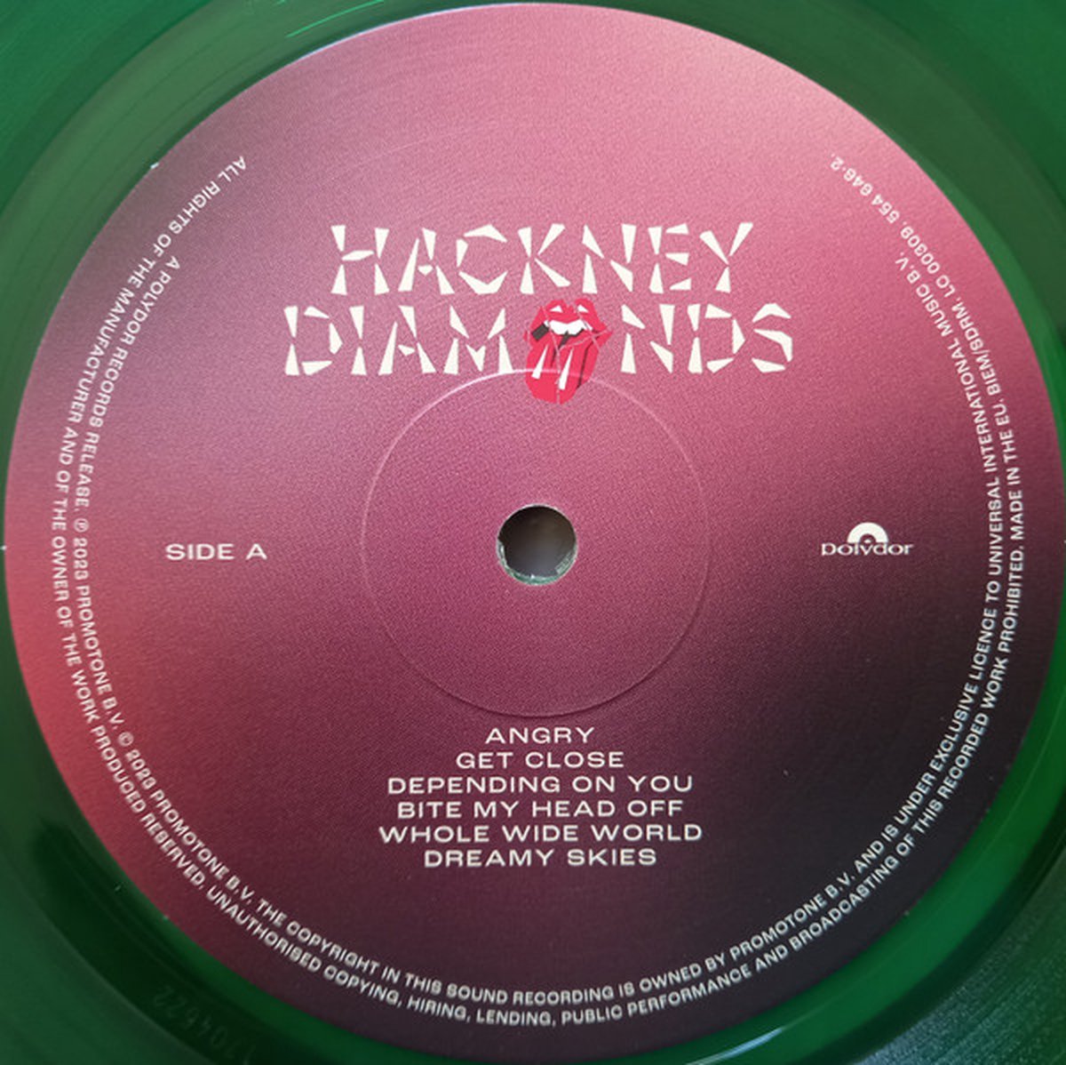 The Rolling Stones - Hackney Diamonds (Limited Edition, Green vinyl ...
