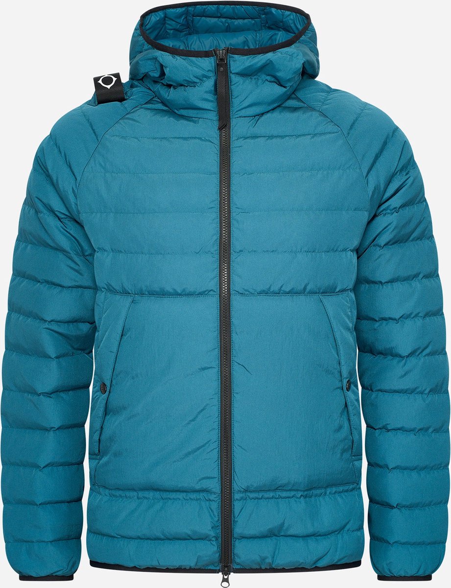 MA.Strum Hooded down jacket - storm blue | bol