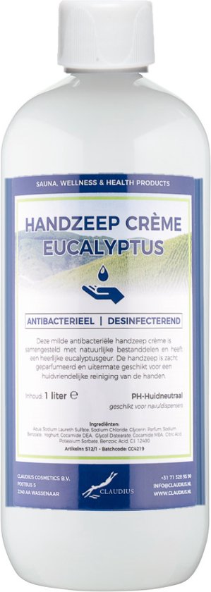 Handzeep Eucalyptus 1 liter | bol