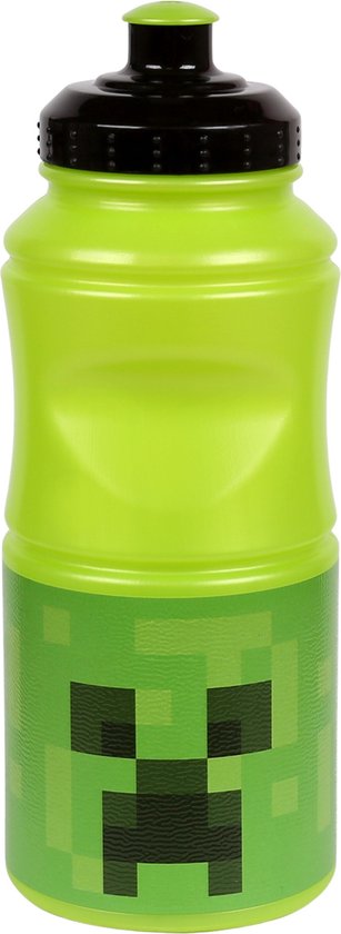 Minecraft, Creeper groene waterfles, plastic waterfles 380 ml | bol