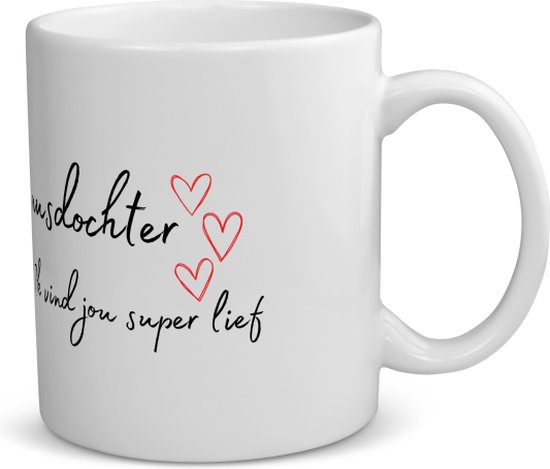 Akyol - bonusdochter ik vind jou super lief koffiemok - theemok - Dochter - de liefste... | bol