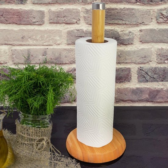keukenrolhouder staand - papierrolhouder voor in de keuken - staande ...