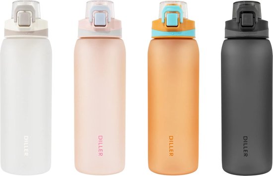 Drinkfles Sport 1 l waterfles waterfles waterfles fles BPA-vrij gym ...