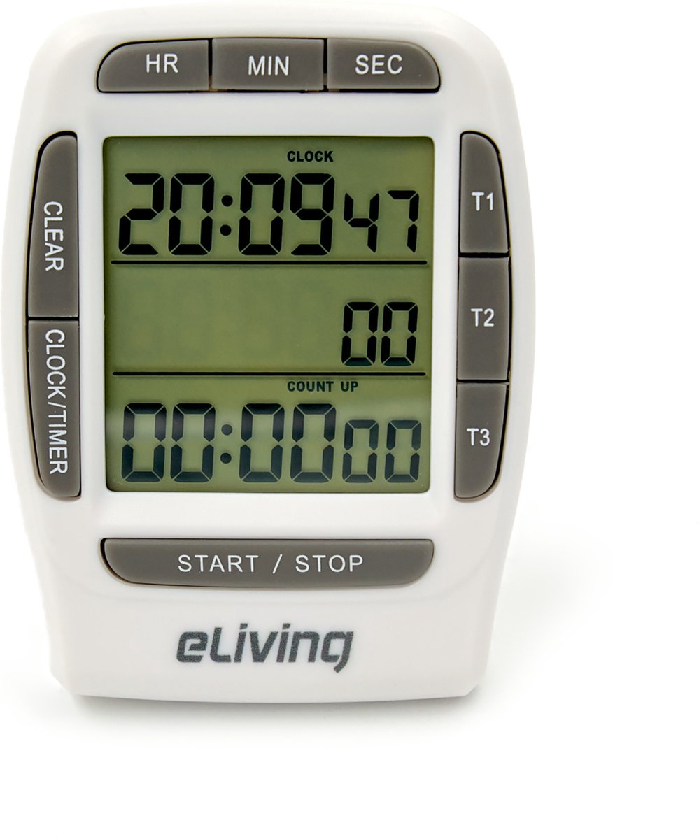Digitale Klok/Stopwatch/keukentimer/keukenwekker - Drie-dubbele ...
