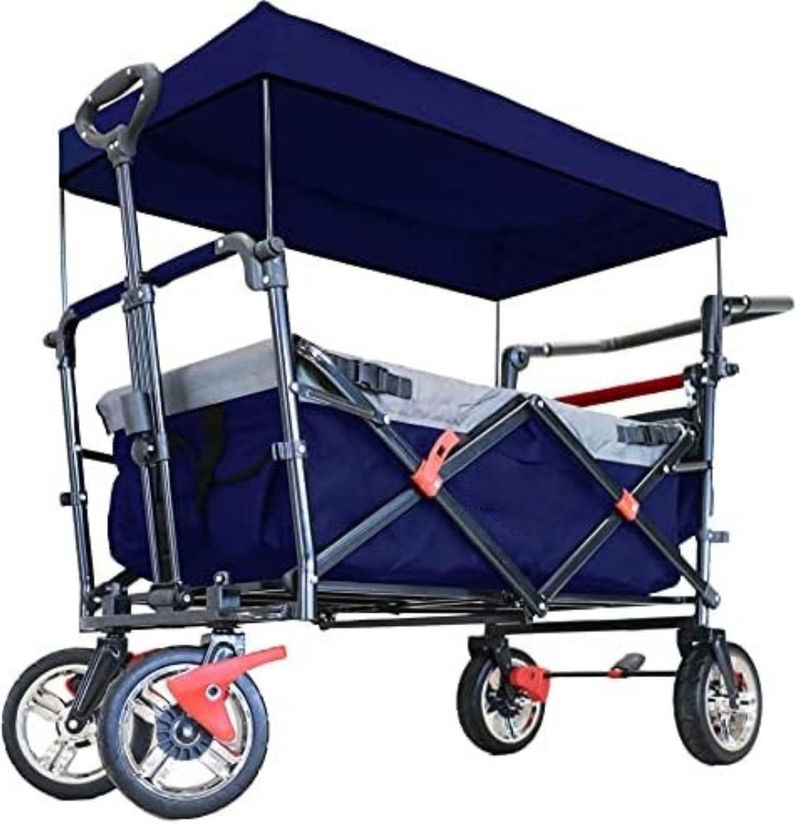 Bolderkar Kinderenvervoer - Bolderkar Met Duwstang | bol.com