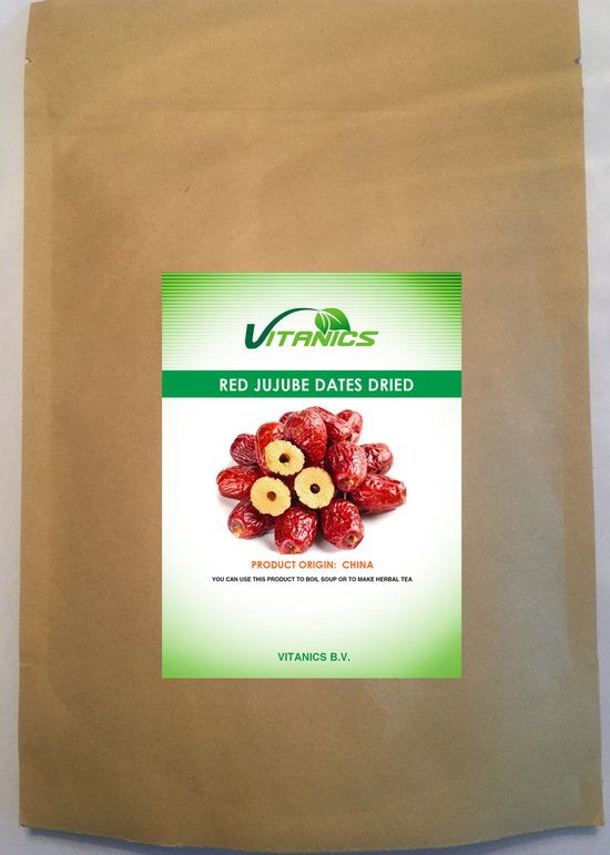 Rode Jujube Dadels Gedroogd (Met Kernel) 500g | bol