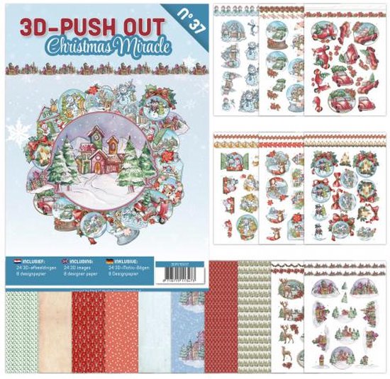 3D Push Out book 37 - Christmas Miracle | bol